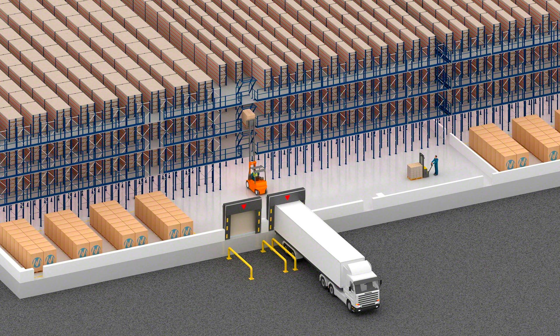 Espace des Marques – zdalna instalacja Easy WMS - Mecalux.pl